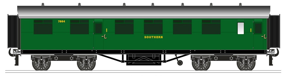 Darstaed SR Bulleid Coaches