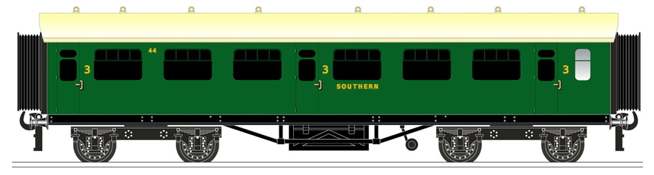 Darstaed SR Bulleid Coaches